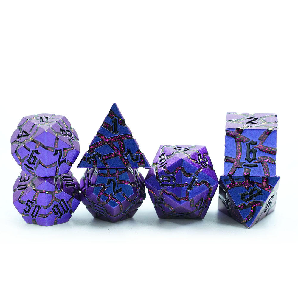 Fractureforge – Prism Break – Metal Dice Set – IceForge Dice