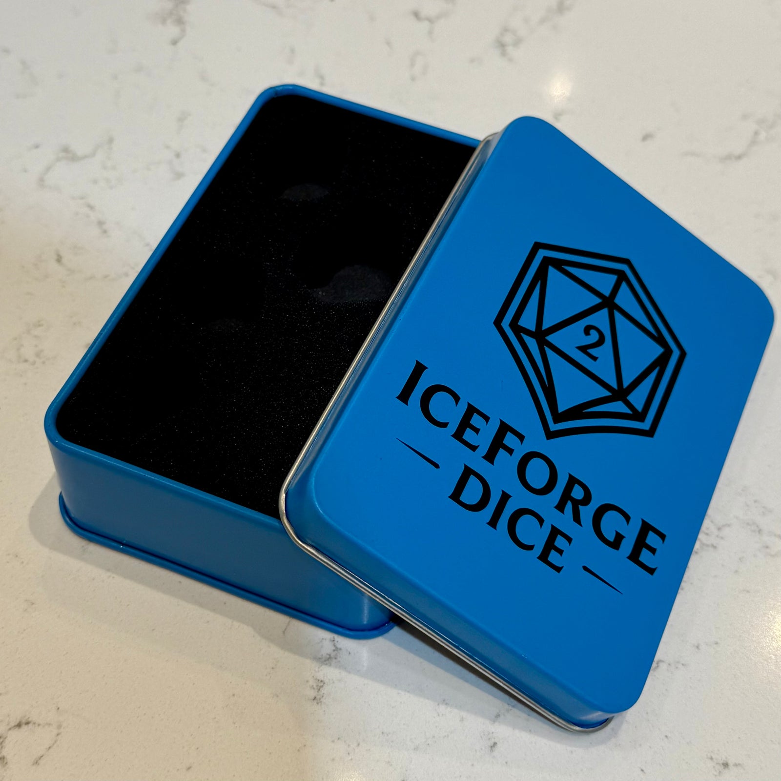 Astral Pegasus – Metal-Frame Sharp-Edge Dice Set – IceForge Dice