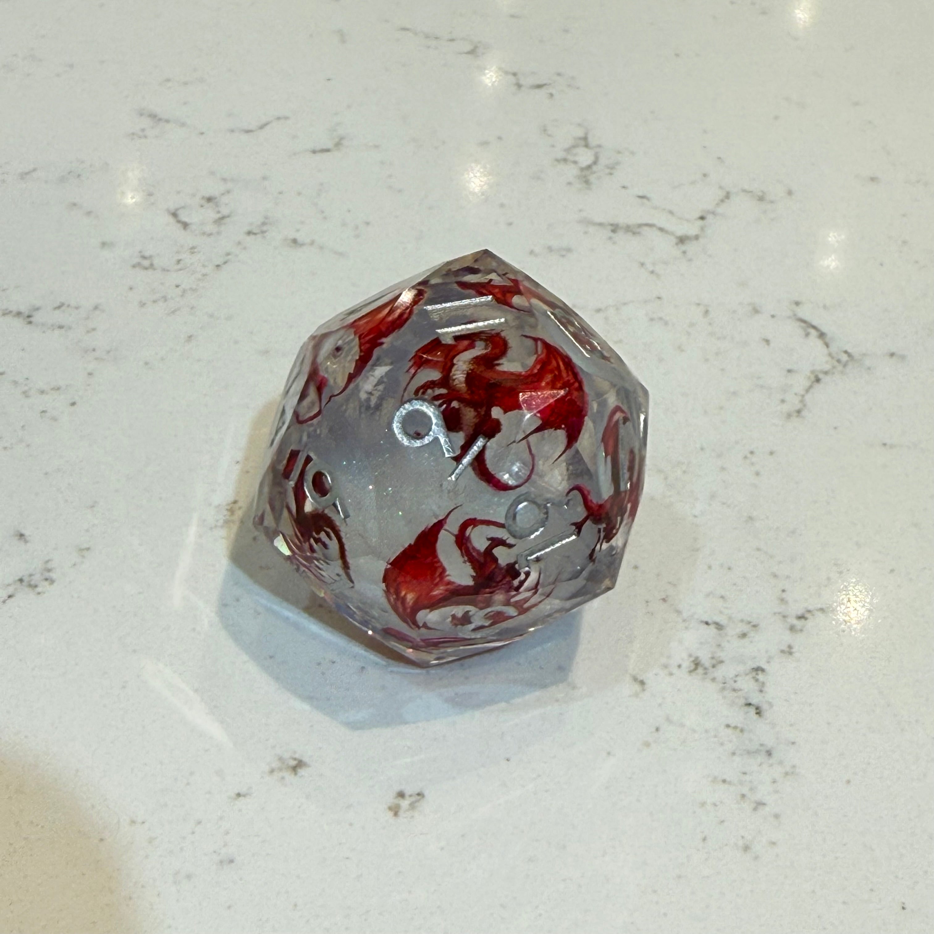IceForge Dice Canada - Spectrum Shards – Jumbo D20 (30mm)